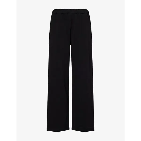 4TH & RECKLESS Marigold Wide-leg Cotton-jersey Jogging Bottoms
