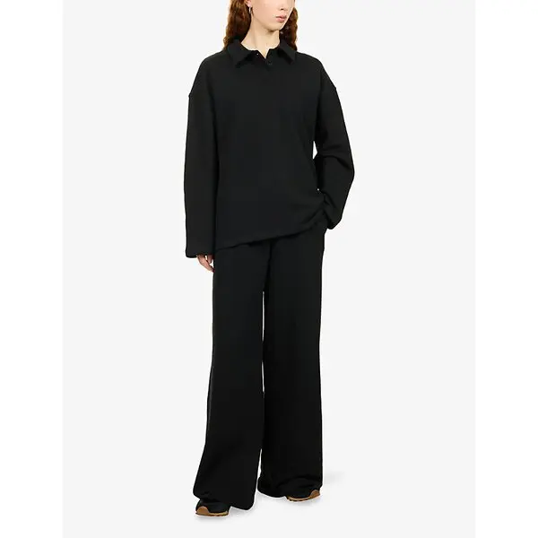 4TH & RECKLESS Marigold Wide-leg Cotton-jersey Jogging Bottoms