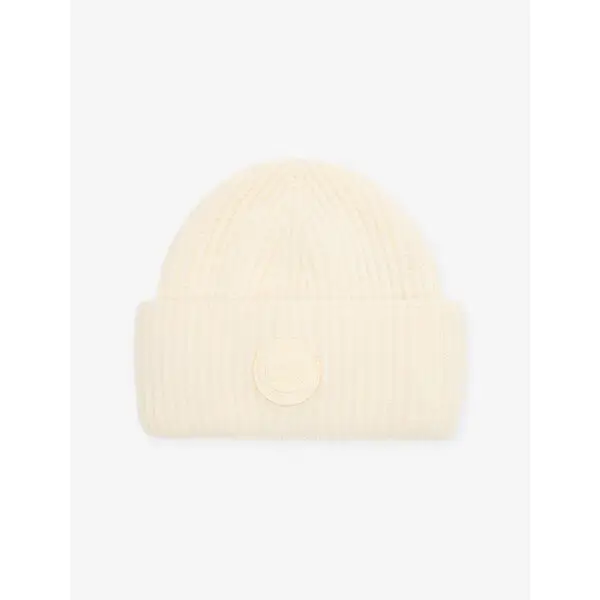 Canada Goose Double-fold Wool And Cashmere Beanie Hat - Bone-os