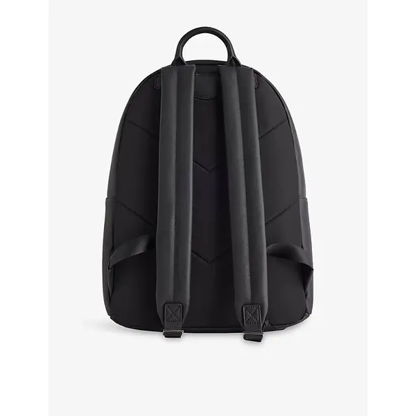 Emporio Armani Logo-plaque Leather Backpack