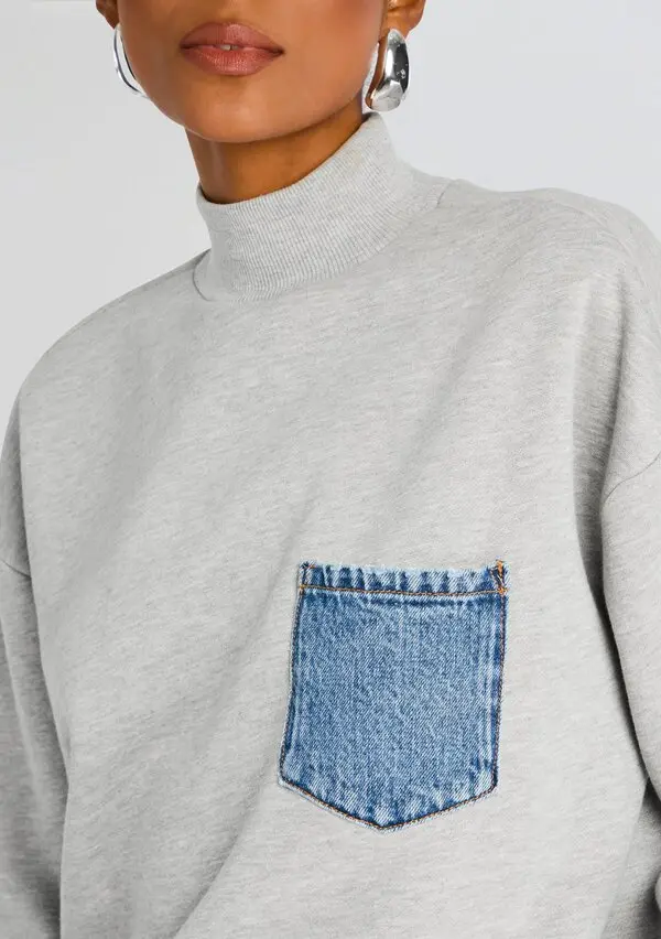 SEROYA Marley Terry Denim Dress
