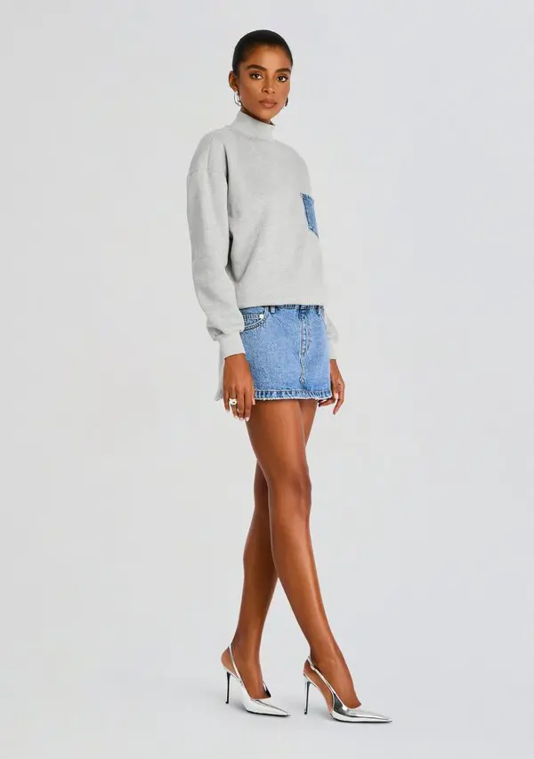 SEROYA Marley Terry Denim Dress