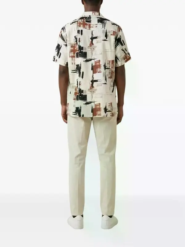 ANTONY MORATO Abstract-print Short-sleeve Shirt
