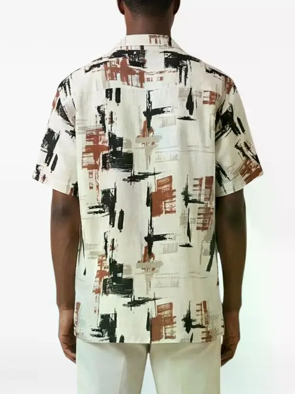 ANTONY MORATO Abstract-print Short-sleeve Shirt