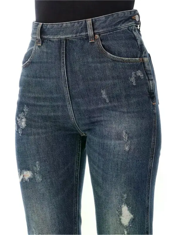 MAISON MARGIELA Distressed Slim-fit Jeans - Blue