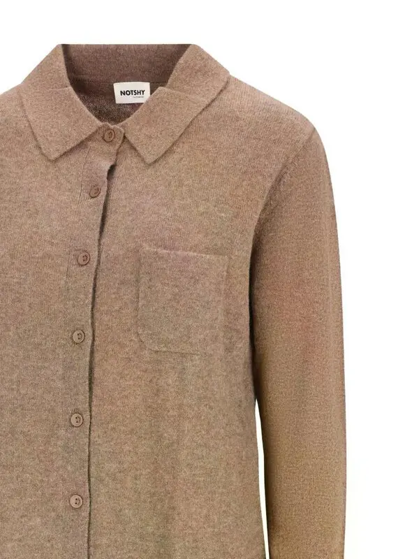 NOTSHY Cashmere Chest-pocket Shirt