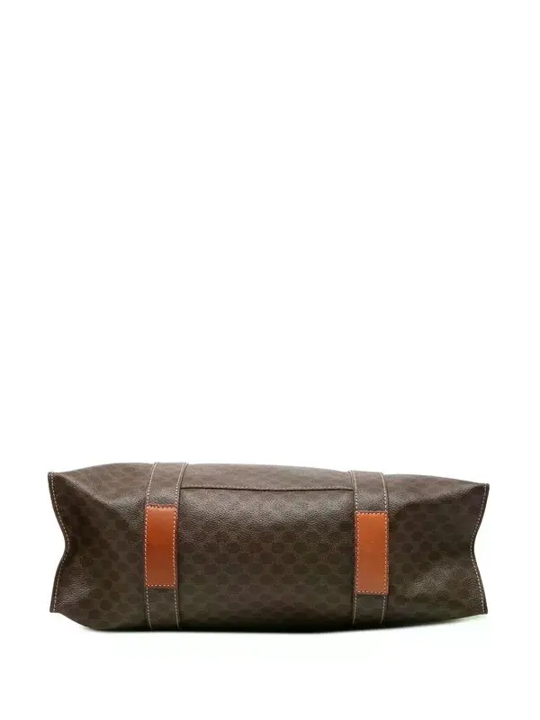 Celine 1995 Macadam Coated Canvas Tote Bag