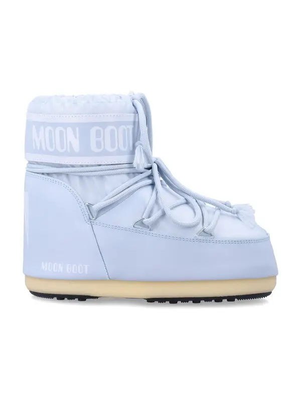 Moon Boot Icon Mini Astronaut-inspired Low Nylon Boots - Blue