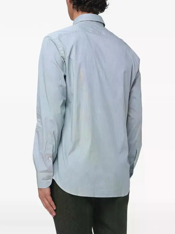 BROOKSFIELD Striped Long-sleeve Cotton Shirt