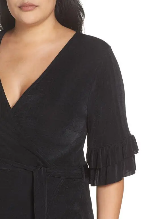LOST INK Slinky Wrap Top