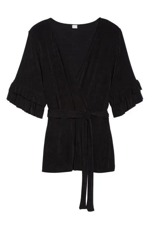 LOST INK Slinky Wrap Top