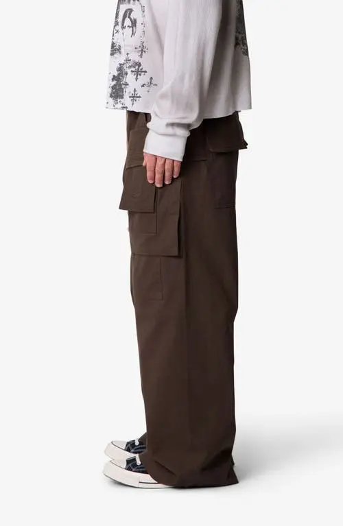 Mnml Strapped Cargo Pants - Brown