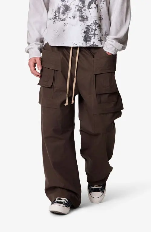 Mnml Strapped Cargo Pants - Brown