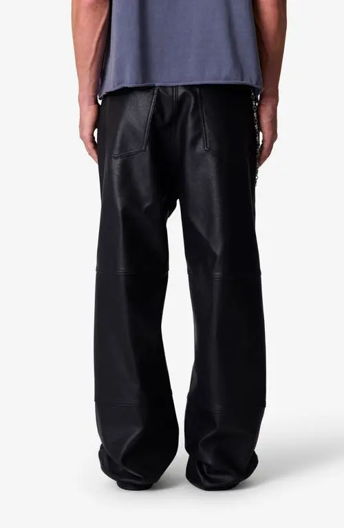Mnml Ultra Baggy Faux Leather Pants