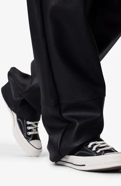 Mnml Ultra Baggy Faux Leather Pants