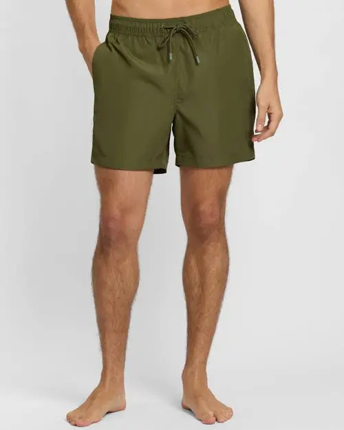 Onia Solid Charles 5" Swim Trunk - Olive