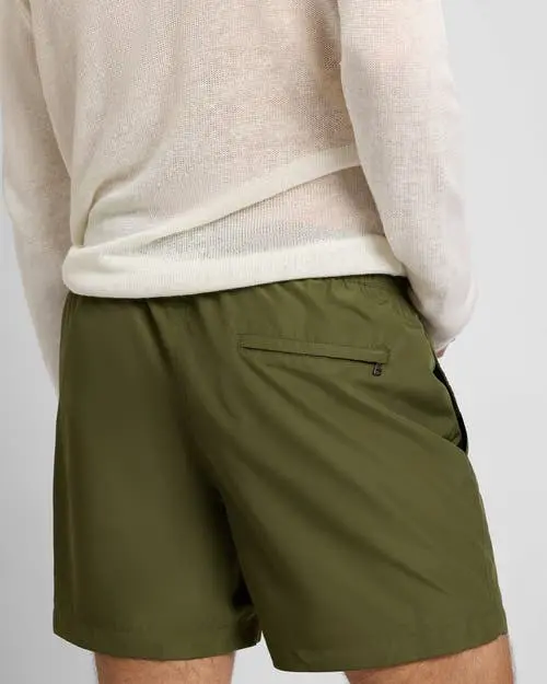 Onia Solid Charles 5" Swim Trunk - Olive
