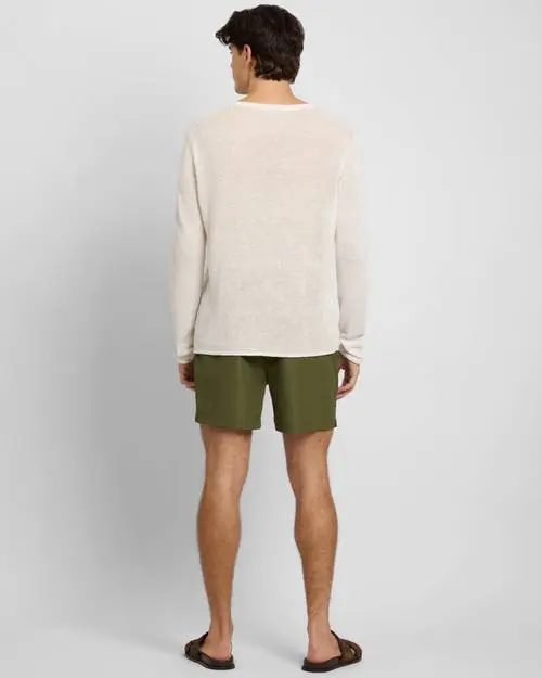Onia Solid Charles 5" Swim Trunk - Olive