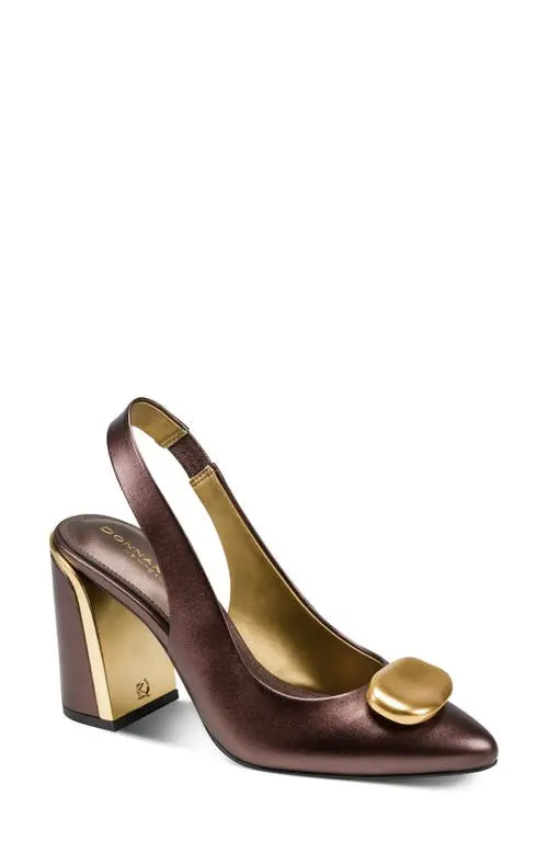 Donna Karan New York Rebecca Slingback Pump - Dark Copper