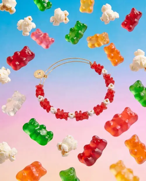 ALEX AND ANI Gummy Bear Popcorn Beaded Bangle