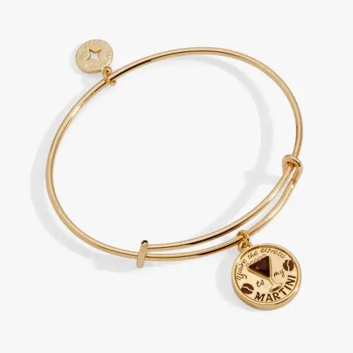 ALEX AND ANI You’re The Espresso To My Martini’ Charm Bangle
