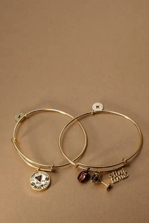 ALEX AND ANI You’re The Espresso To My Martini’ Charm Bangle