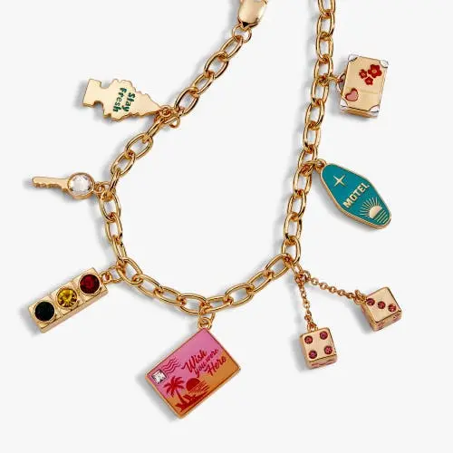 ALEX AND ANI Road Trip Multi-charm Bracelet