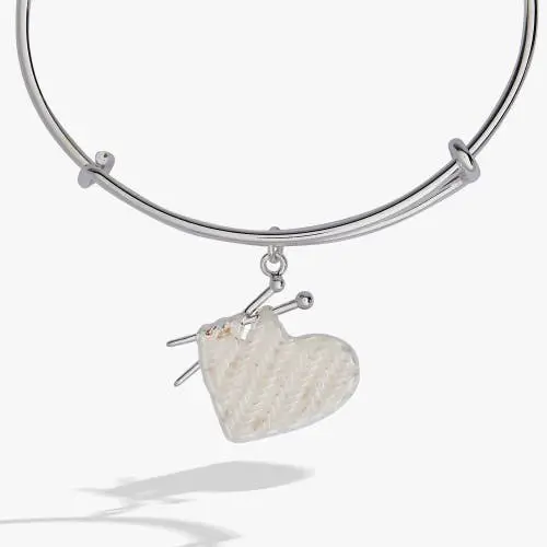 ALEX AND ANI One More Row' Knitter's Charm Bangle