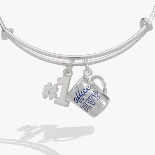 ALEX AND ANI 1 'office Mvp' Mug Bangle - Silver