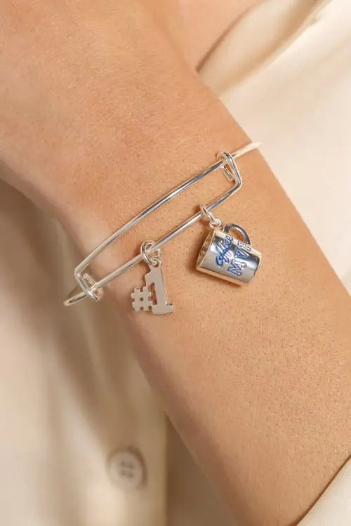 ALEX AND ANI 1 'office Mvp' Mug Bangle - Silver
