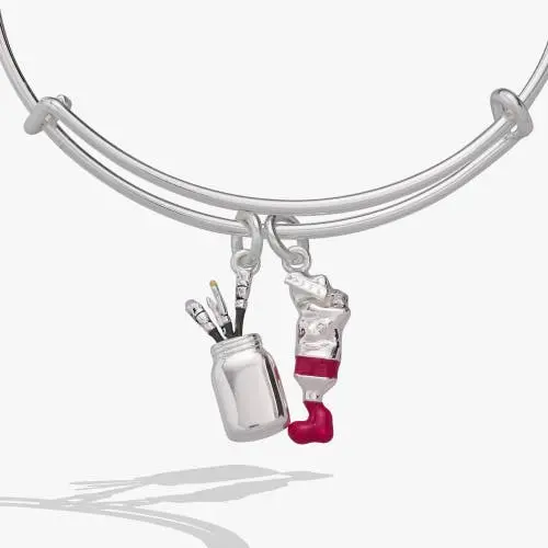 ALEX AND ANI Painter's Multicharm Bangle