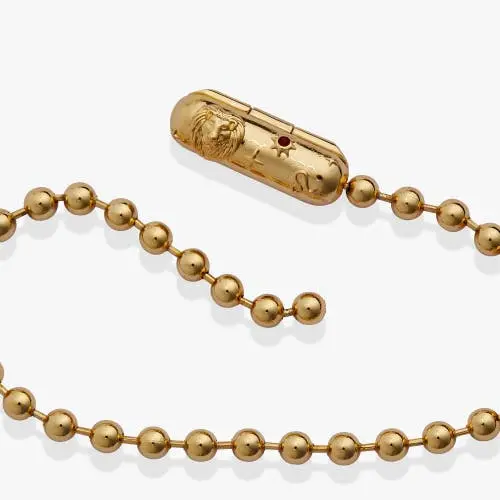 ALEX AND ANI Leo Zodiac Barrel Bead Bracelet