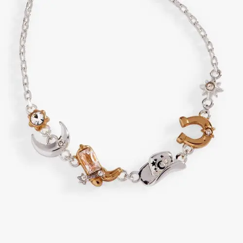 ALEX AND ANI Cosmic Cowgirl Inline Charm Bracelet