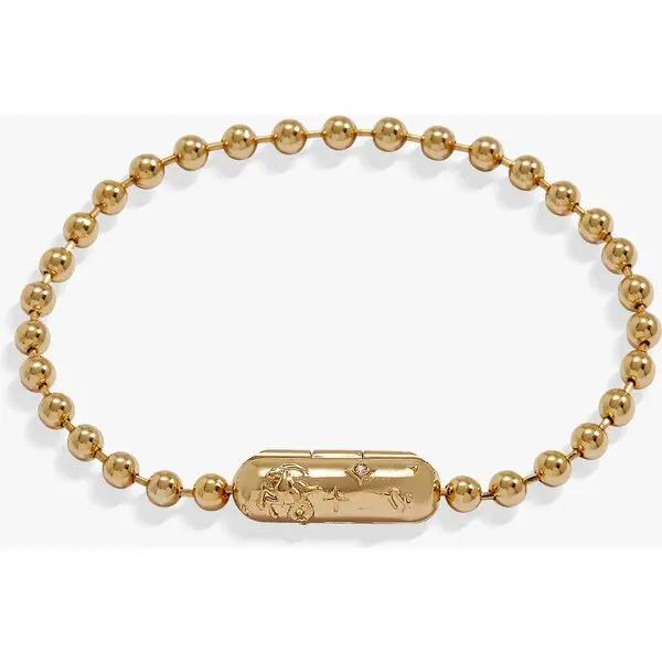 ALEX AND ANI Capricorn Zodiac Barrel Bead Bracelet