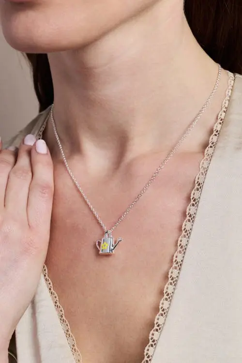 ALEX AND ANI Watering Can Pendant Necklace