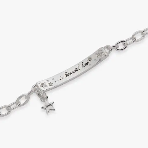 ALEX AND ANI The Twilight Saga "unconditionally & Irrevocably" Bracelet - Silver
