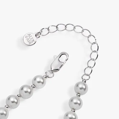 ALEX AND ANI Posh Poodle Pearl Charm Bracelet