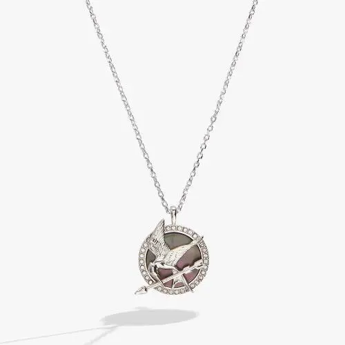 ALEX AND ANI The World Of The Hunger Games Mockingjay Pendant - Silver