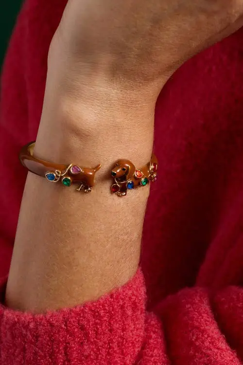 ALEX AND ANI Deck The Paws Cuff