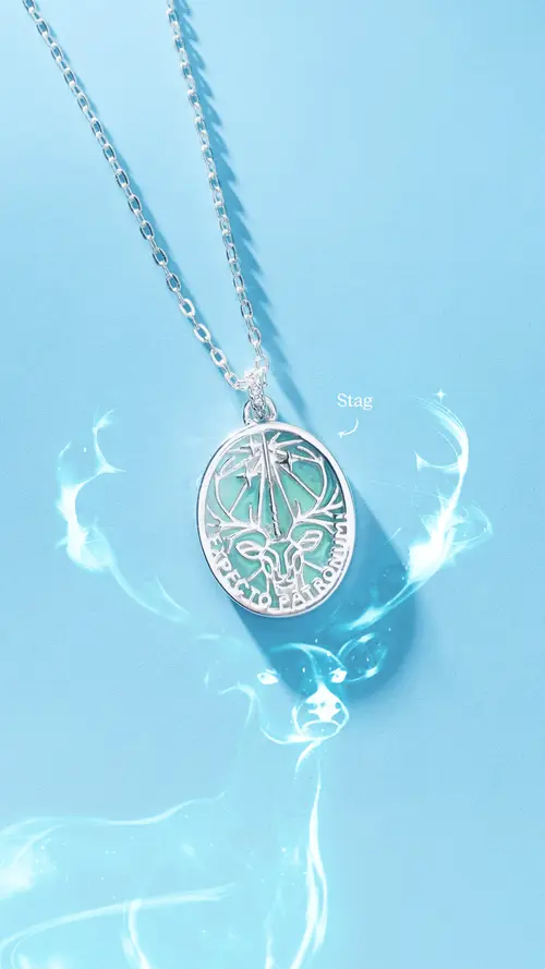ALEX AND ANI Harry Potter Harry Stag Patronus Pendant Necklace