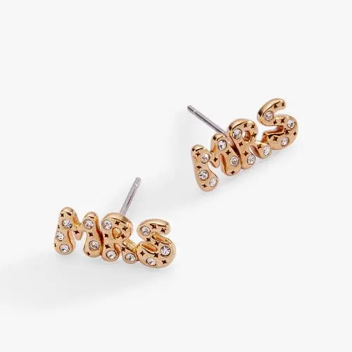 ALEX AND ANI Mrs' Bubble Crystal Stud Earrings