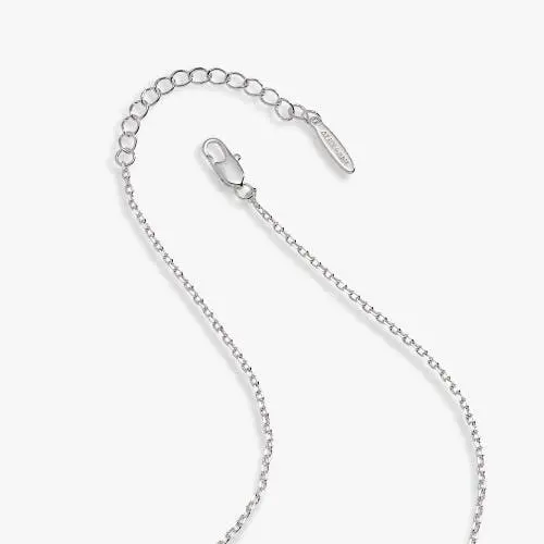 ALEX AND ANI Baguette Snowflake Pendant Necklace