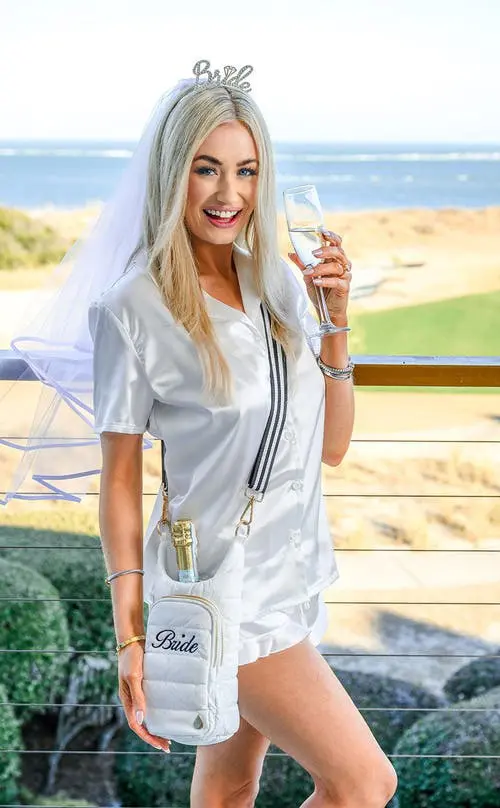 WANDERFULL White Ripstop Hydrobag Monogrammed With Bride