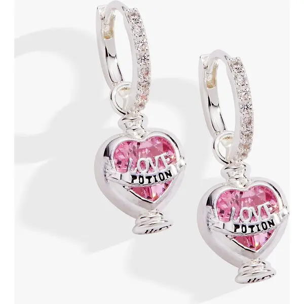 ALEX AND ANI Harry Potter Love Potion Crystal Huggie Hoop Earring