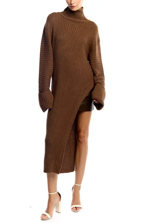 LBLC THE LABEL Adler Asymmetrical Oversize Sweater