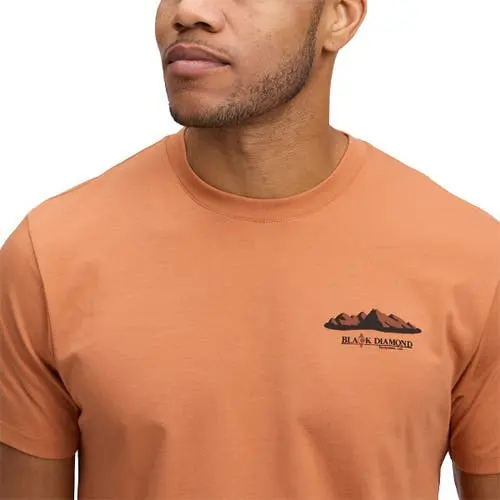 BLACK DIAMOND Mountainscape T-shirt - Moab Brown