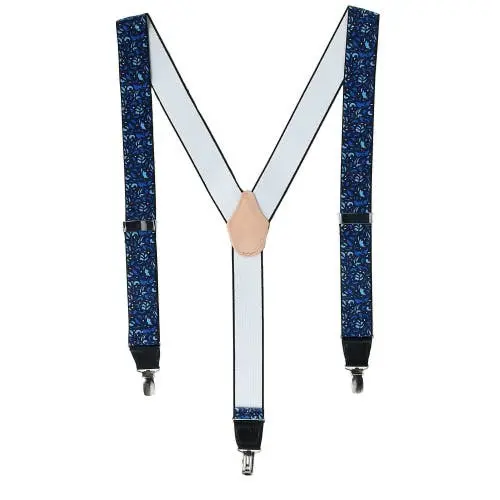 CROOKHORNDAVIS The Brocade 35mm Clip End Elastic Braces