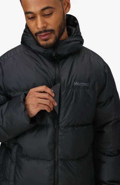 MARMOT Guides 700-fill-power Water-repellent Down Hooded Jacket - Black