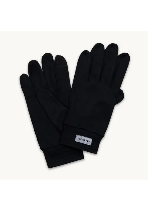 Turtle Fur Performance Touchscreen Gloves - Black