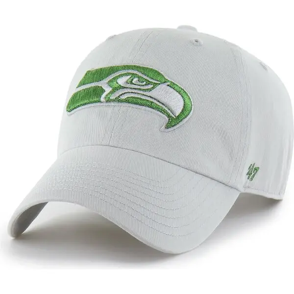 '47 Seattle Seahawks Rivalries Collection Clean Up Adjustable Hat - Gray